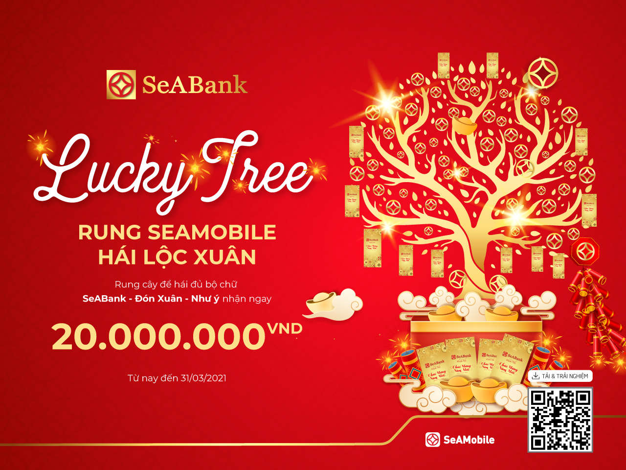 CHÚC MỪNG 1.000 KHÁCH HÀNG MAY MẮN CỦA CHƯƠNG TRÌNH “LUCKY TREE”